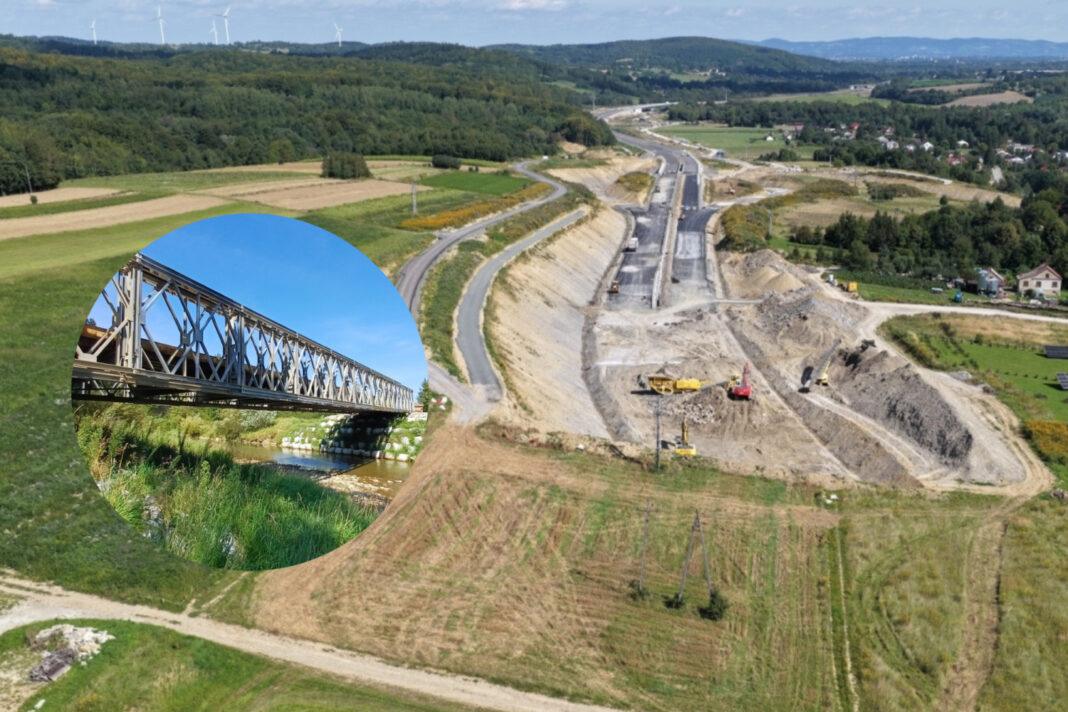 Budowa odcinka S19 na Podkarpaciu wystartowała. Powstaną trzy mosty tymczasowe [ZDJĘCIA, WIDEO]